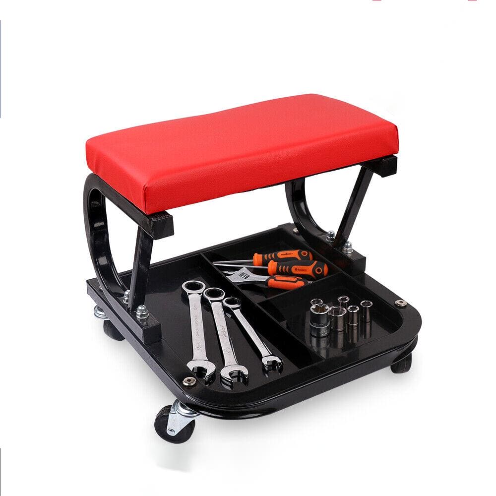 HORUSDY Rolling Creeper Seat Workshop Mechanic Stool Garage Repair Sto ...